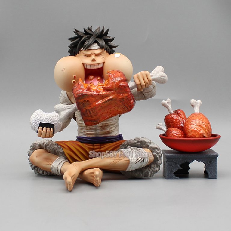 Meat Eating Luffy One Piece Figurine - Toys Store